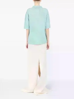 MAISON MARGIELA Short-sleeve Hemp Polo Top