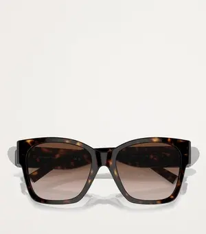 Tiffany & Co. Acetate Square Oversized Sunglasses - Brown