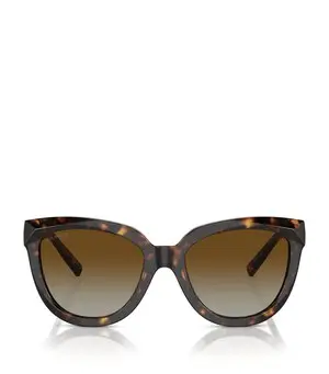 Tiffany & Co. Acetate Cat Eye Sunglasses - Brown