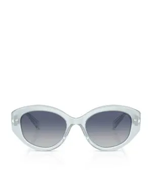 SWAROVSKI Oval SK6005 Sunglasses Blue
