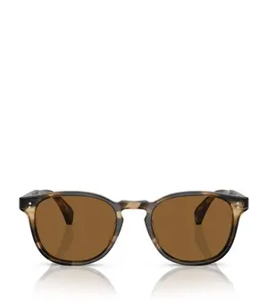 Oliver Spencer Acetate Finley Esq. Sunglasses - Brown