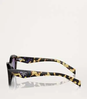 Prada Tortoiseshell Cat-eye Sunglasses - Brown