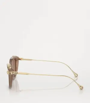SWAROVSKI Embellished Sk6010 Sunglasses - Brown