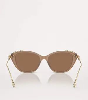 SWAROVSKI Embellished Sk6010 Sunglasses - Brown