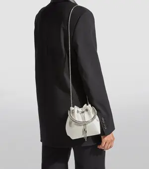 JIMMY CHOO Bon Bon Top-handle Bag - Ivory