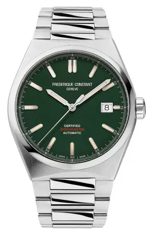 FREDERIQUE CONSTANT Highlife Automatic Cosc Bracelet Watch - Silver-tone