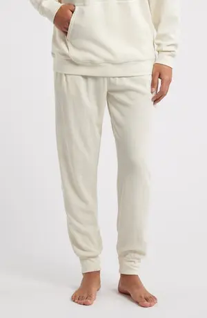 Nordstrom Thermal Lounge Joggers - Ivory Dove