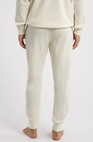 Nordstrom Thermal Lounge Joggers - Ivory Dove