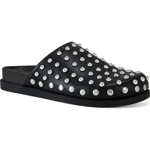 AZALEA WANG Traverse Studded Mule - Black