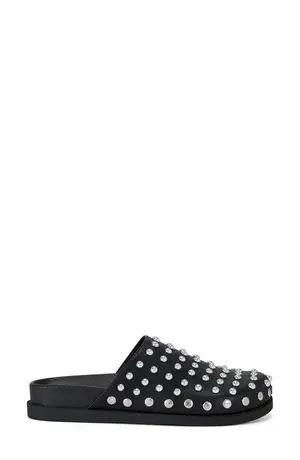AZALEA WANG Traverse Studded Mule - Black