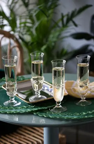 JULISKA Heritage Set Of 4 Assorted Champagne Flutes