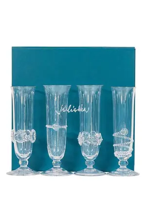 JULISKA Heritage Set Of 4 Assorted Champagne Flutes