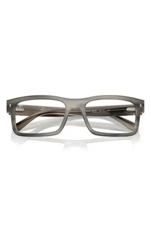 Ray-ban 56mm Rectangle Optical Glasses - Havana Gradient