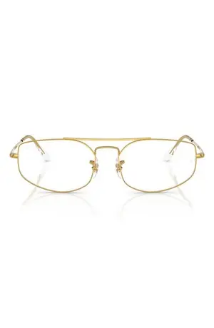 Ray-ban Ray-Ban 58mm Optical Glasses Yellow