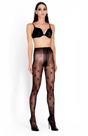 LECHERY® Moon Pattern Tights