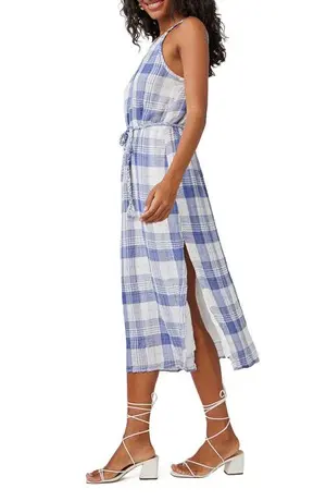 Bella Dahl Plaid Midi Dress