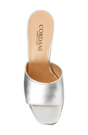 Cordani Irina Suede Slide Sandal - Argento