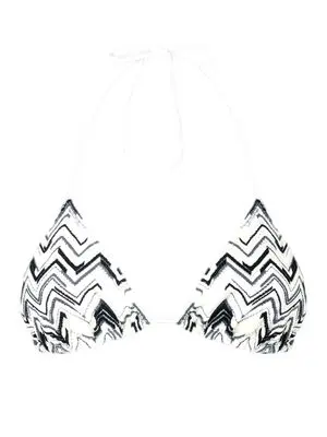 Missoni Zigzag-knit Bikini Set - Black