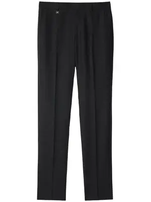 Burberry Wool Tailored Trousers - Black