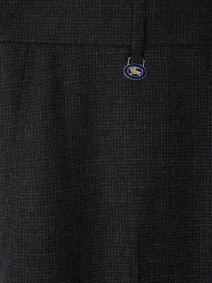 Burberry Wool Tailored Trousers - Black