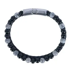 Trafalgar Thurgood Beaded And Braided Leather Bracelet