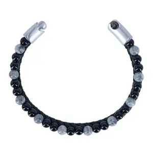 Trafalgar Thurgood Beaded And Braided Leather Bracelet
