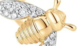 Sara Weinstock Queen Bee Honeycomb Open Ring