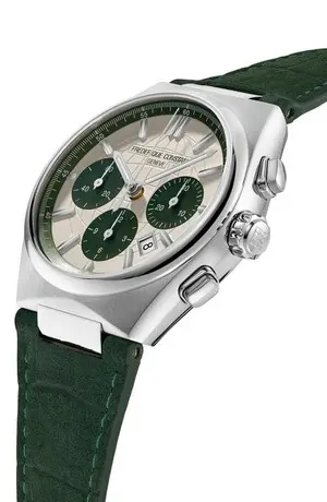 FREDERIQUE CONSTANT Highlife Chronograph Strap Watch - Green