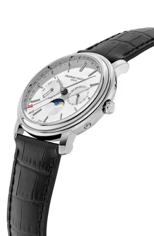 FREDERIQUE CONSTANT Classic Business Timer Strap Watch - Black