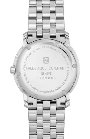 FREDERIQUE CONSTANT Classic Business Timer Strap Watch - Silverone
