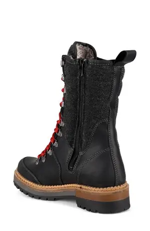 SANTANA CANADA Cariboo Waterproof Mixed Media Boot - Black Red