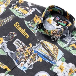 Reyn Spooner Pittsburgh Steelers Scenic Button-down Shirt - Black