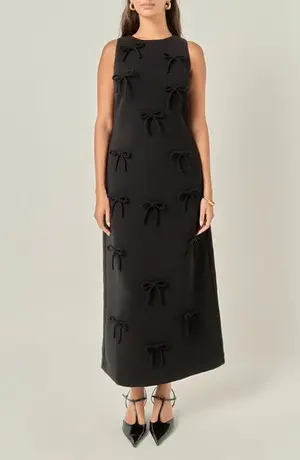 English Factory Bow Cocktail Dresses
