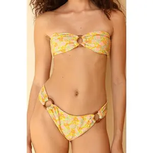 DIPPIN DAISY'S North Shore Cheeky Bikini Bottom - Sunset Grove