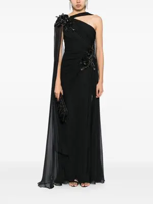 Zuhair Murad Chiffon Gown - Black