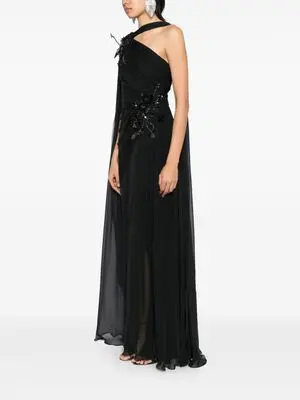 Zuhair Murad Chiffon Gown - Black
