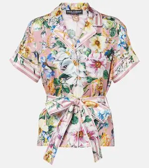 Dolce & Gabbana Floral Silk Shirt - Multicoloured