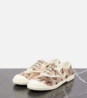 Valentino Garavani Bay Bay Jacquard Sneakers