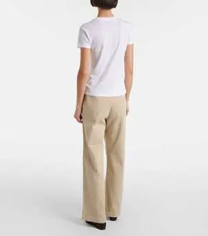 Velvet By Graham & Spencer Sierra Cotton Jersey T-shirt - White