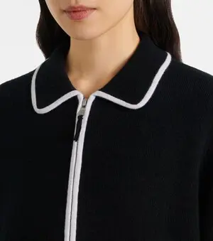 Jardin Des Orangers Wool And Cashmere Zip-up Sweater
