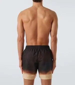 Dries Van Noten Ombré Swim Trunks