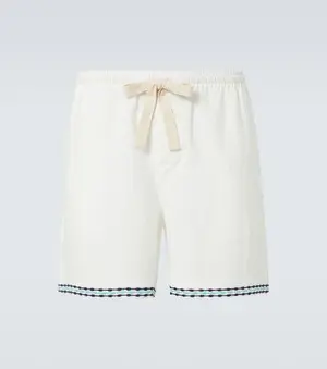 Commas Embroidered Shorts For Men