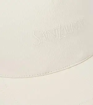 Saint Laurent Logo Embroidered Baseball Cap