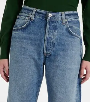 Citizens Of Humanity Winslow Mid-rise Straight Jeans In Raine - Blue