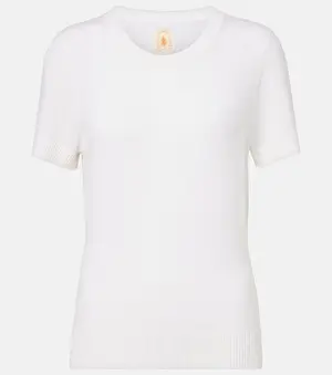 Jardin Des Orangers Knitted Cashmere T-shirt - White