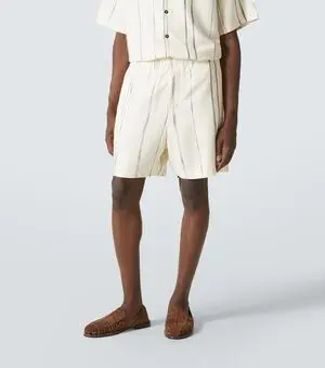 Commas Striped Shorts
