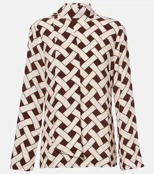 Rixo Tie Neck Blouses