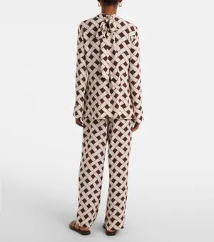 Rixo Libra Printed Blouse