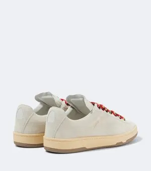 LANVIN Curb Lite Suede Sneakers - White