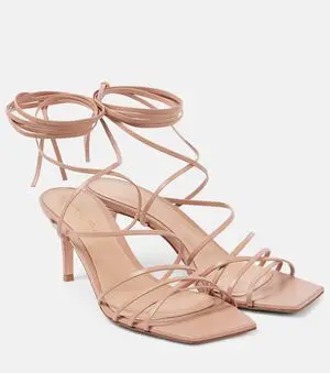 GIANVITO ROSSI Leather Sandals - Pink